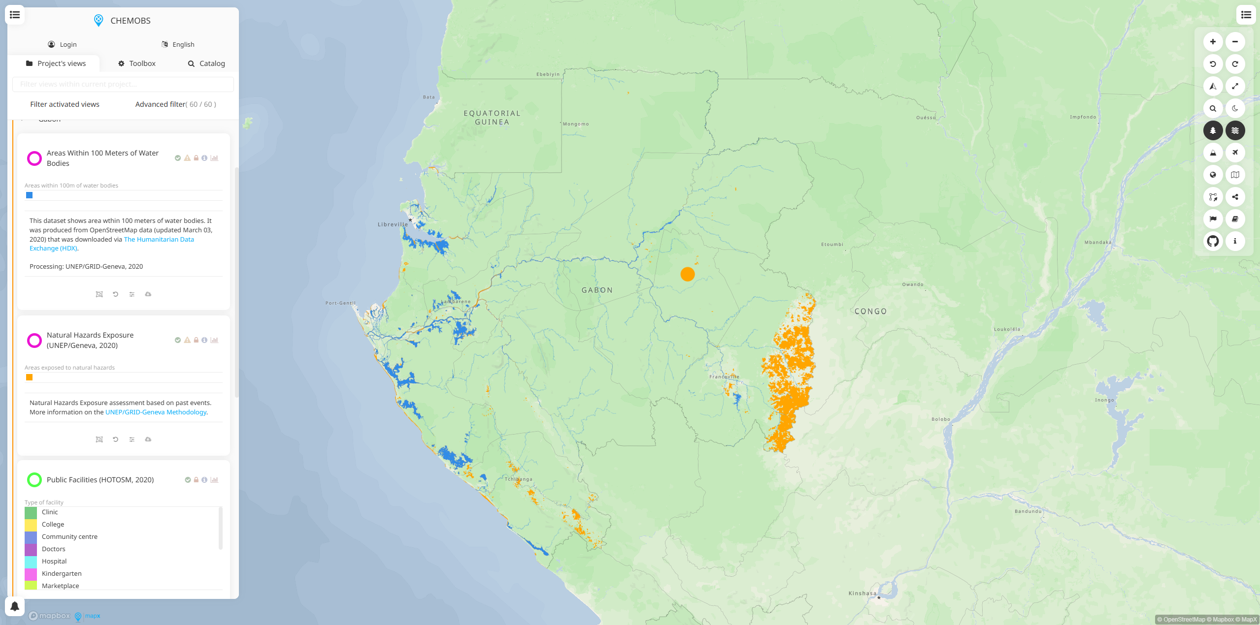 African Chemical Observatory