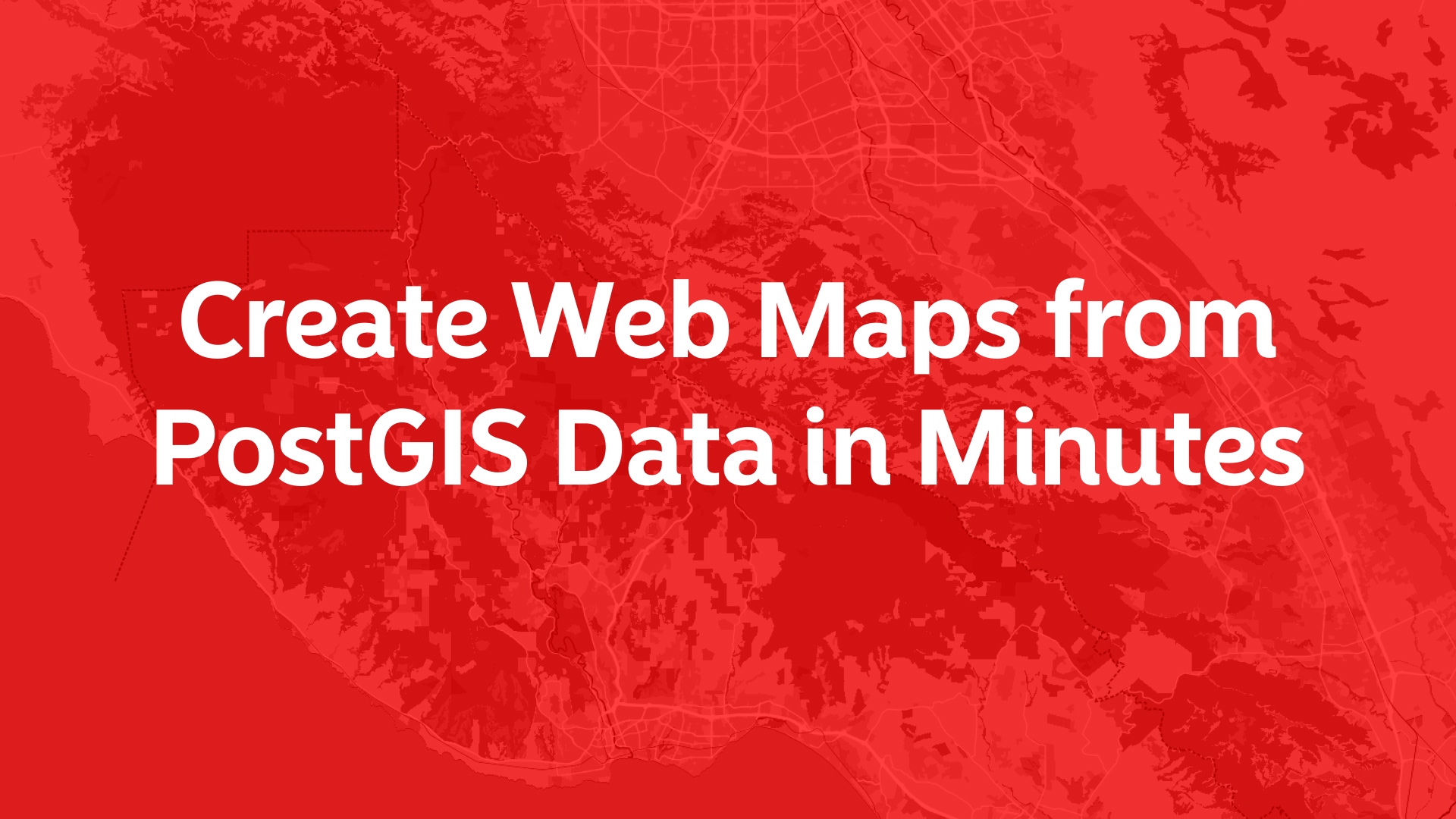 Create Web Maps from PostGIS Data in Minutes | Atlas