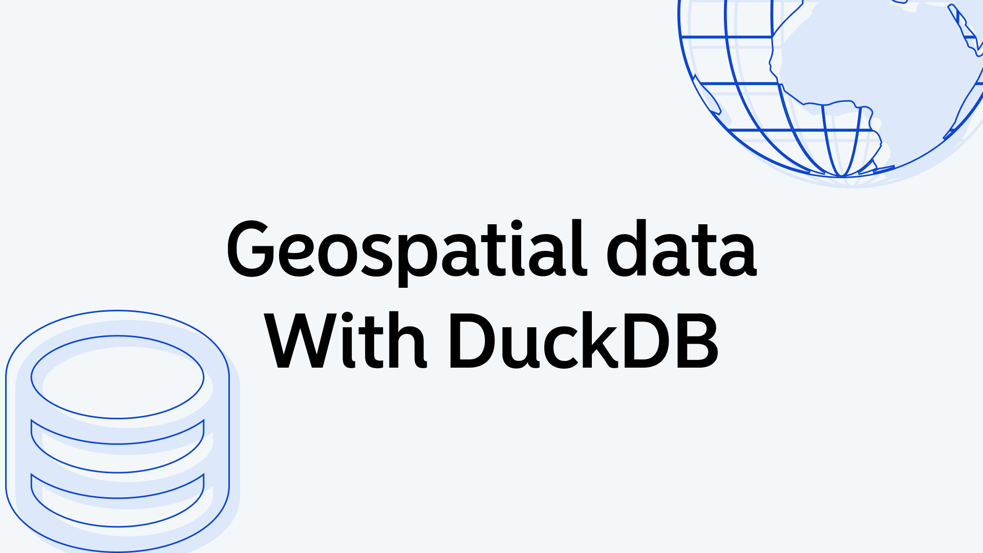 Geospatial data with duckdb